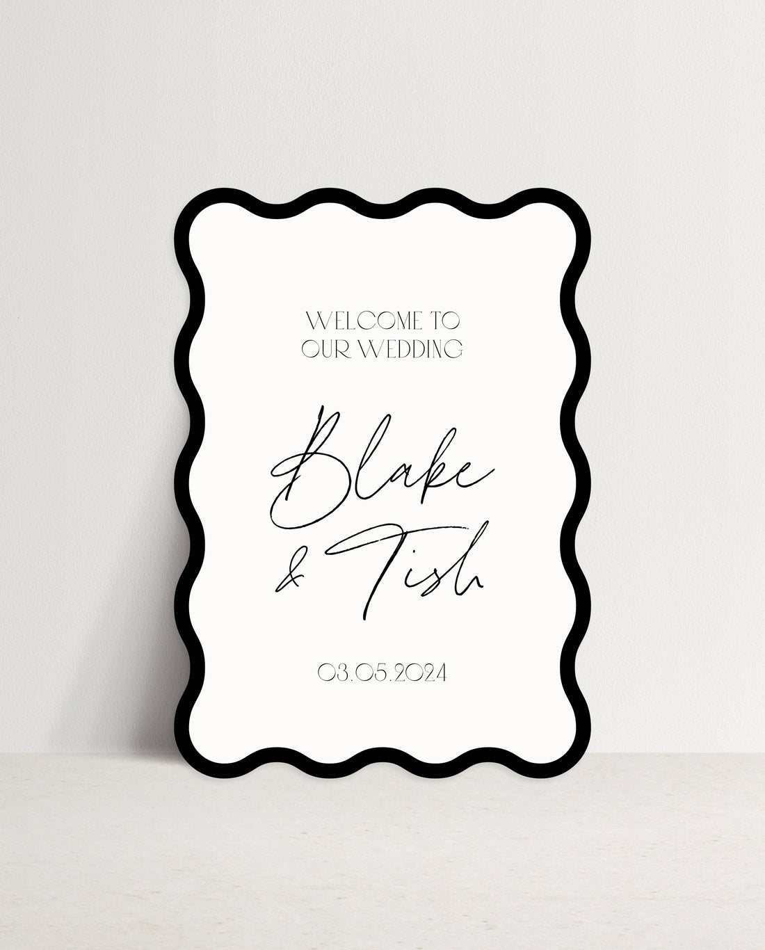 Welcome Sign | Blake & Tish – Creo