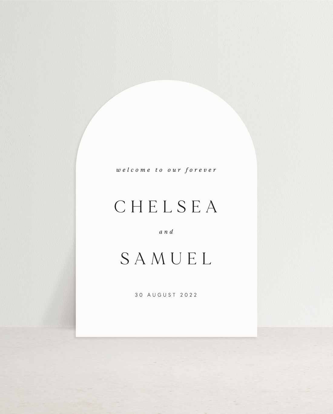 Welcome Sign | Chelsea & Samuel – Creo