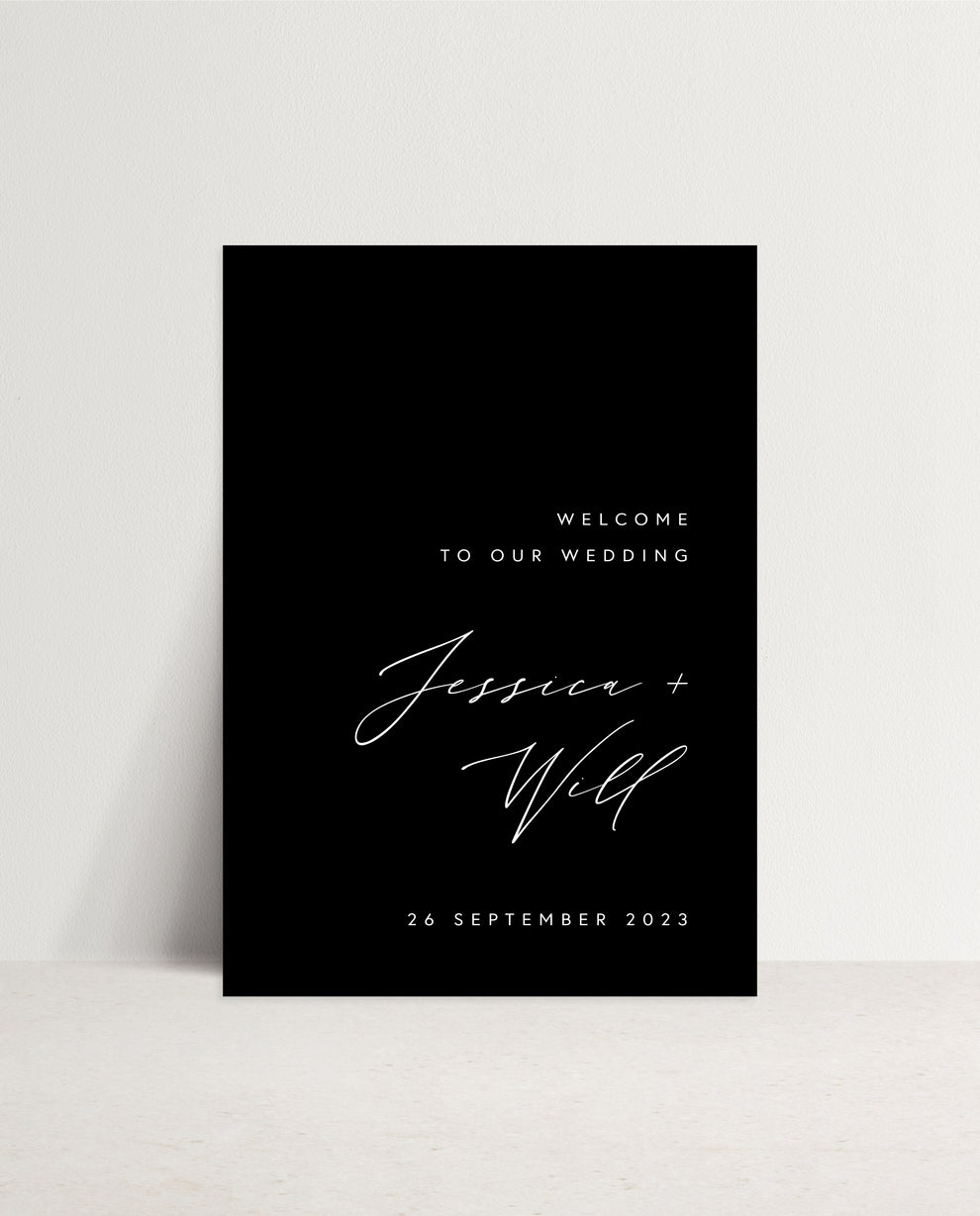 Welcome Sign | Jessica & Will – Creo