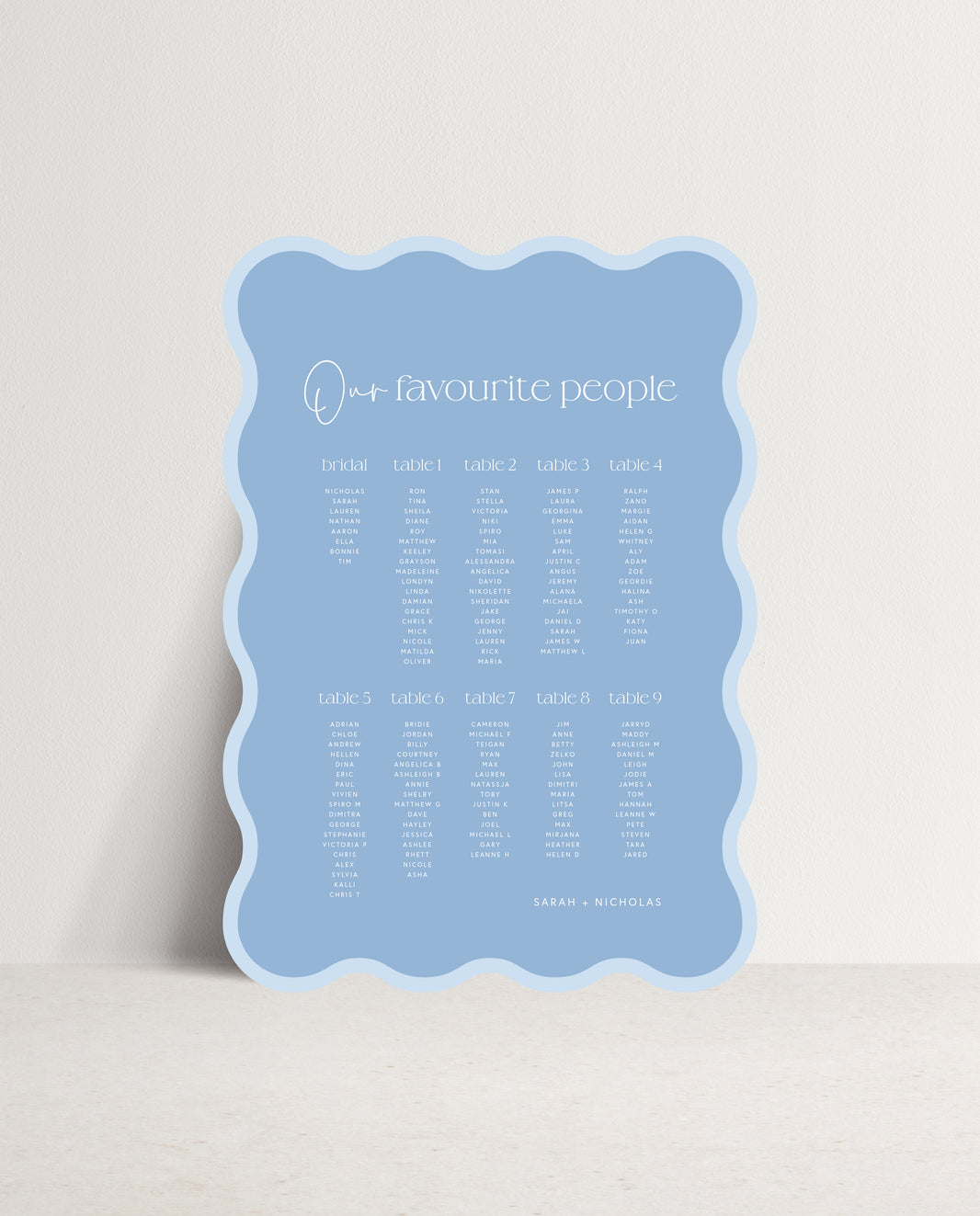 Seating Chart – Creo